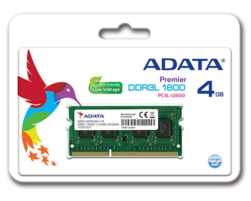 A-DATA SODIMM DDR3 4GB 1600MHz ADDS1600W4G11-S
