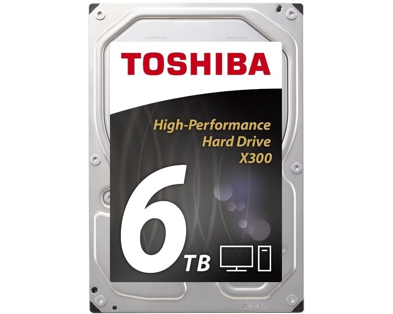 TOSHIBA 6TB 3.5" SATA III 128MB 7.200rpm HDWE160UZSVA X300 series bulk