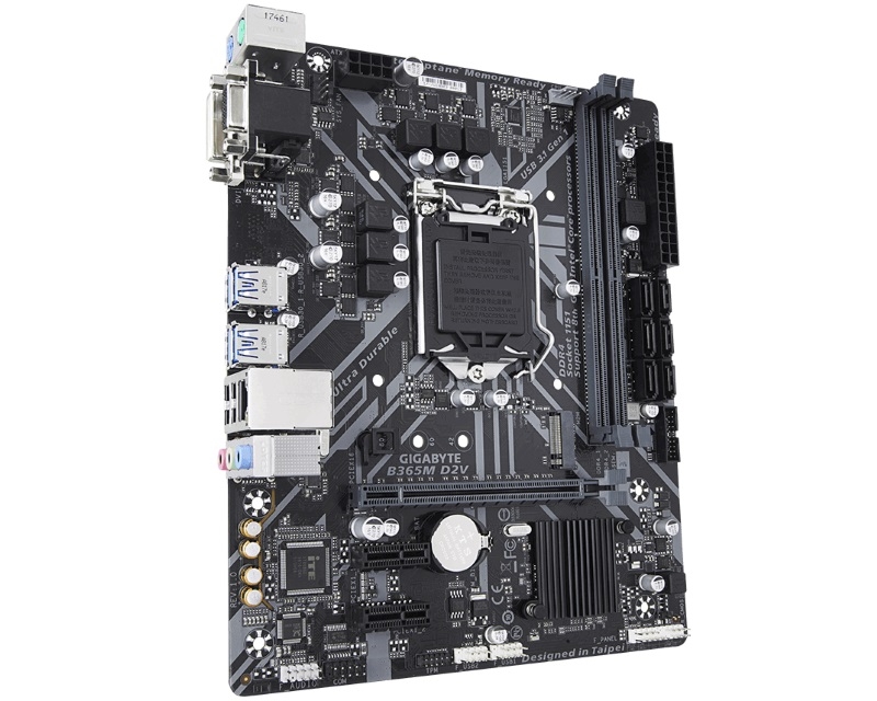 GIGABYTE B365M D2V rev. 1.0