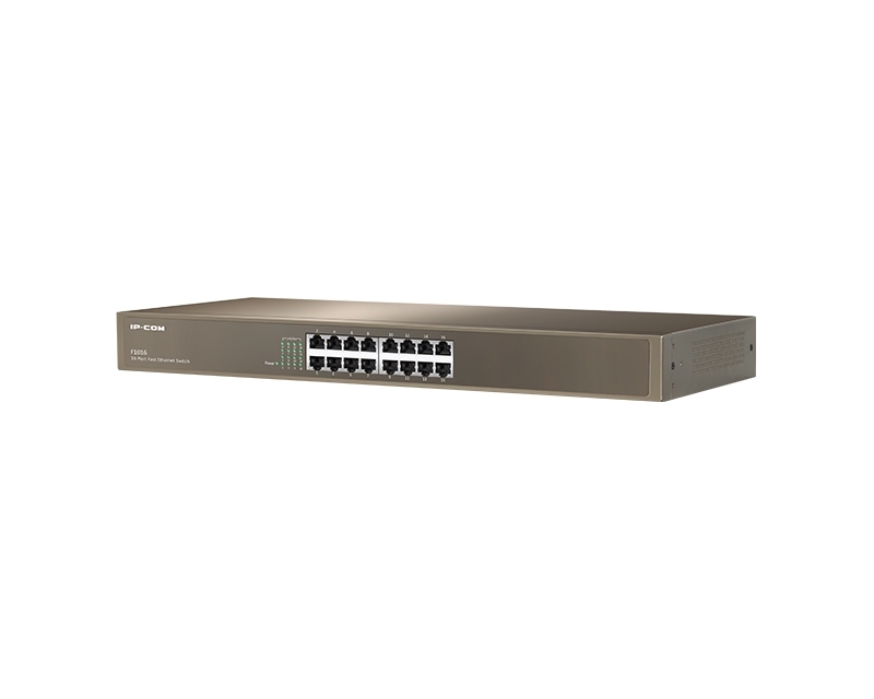 IP-COM F1016 16-Port Fast Ethernet Rackmount Switch