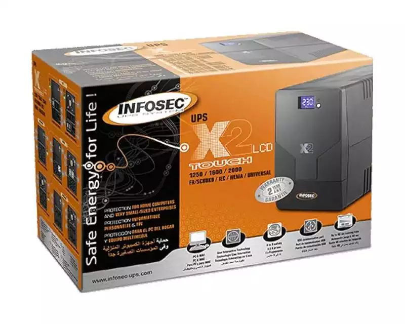 INFOSEC COMMUNICATION X2 LCD TOUCH 1250 FR/SCHUKO